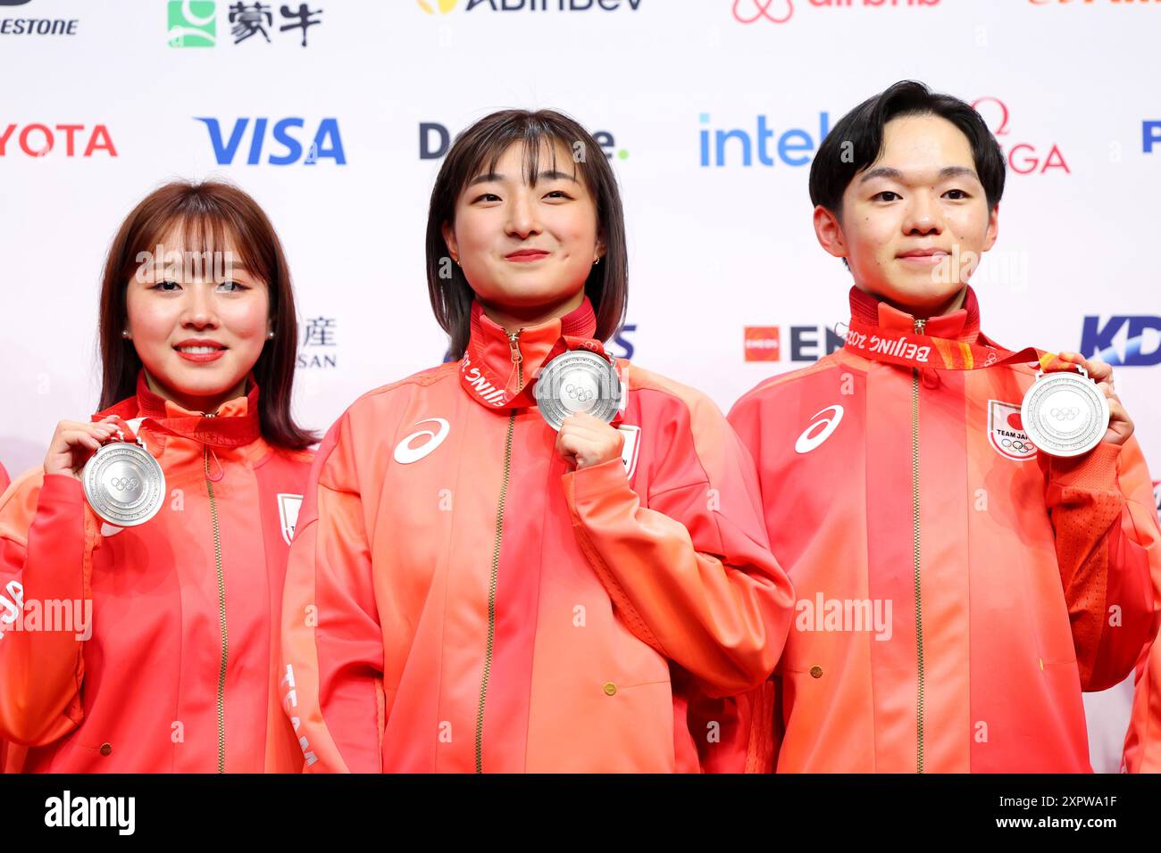Paris, France. 7th Aug, 2024. (L-R) Wakaba Higuchi, Kaori Sakamoto ...