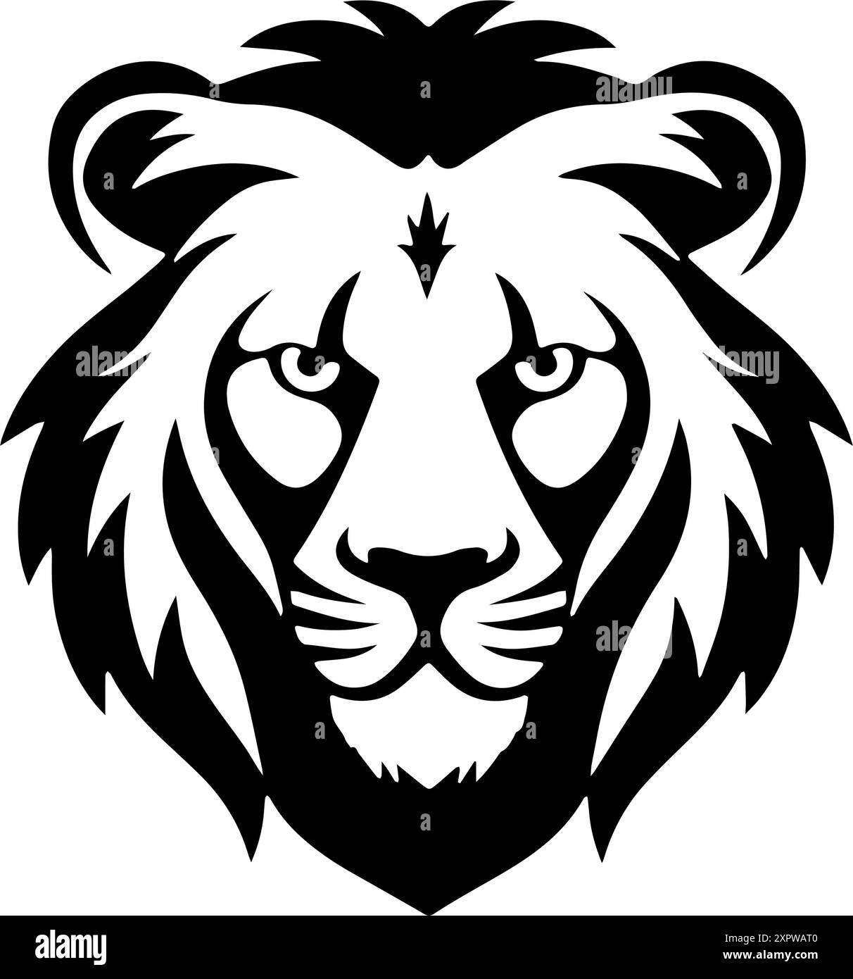 Bold lion head hi-res stock photography and images - Alamy