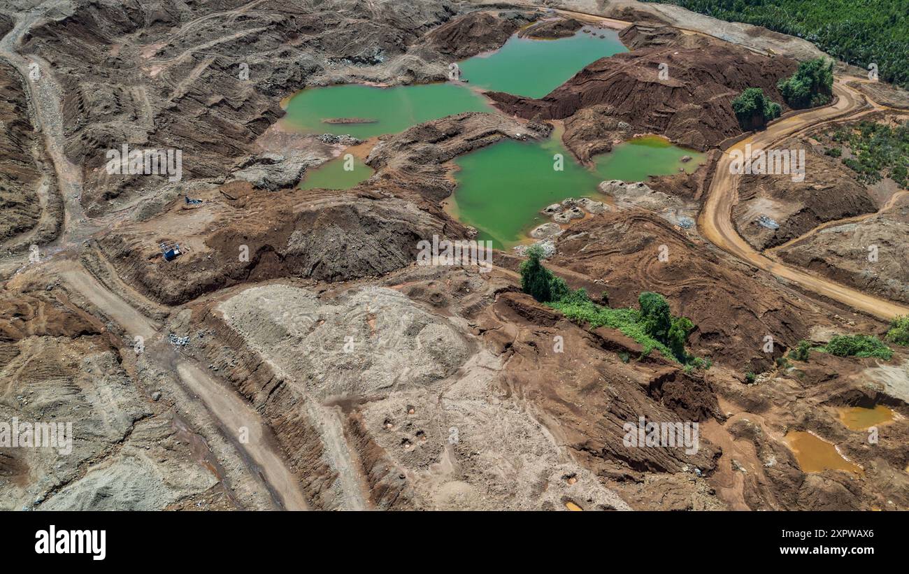 Nickel mining in Sulawesi, Indonesia, Asia Stock Photo - Alamy