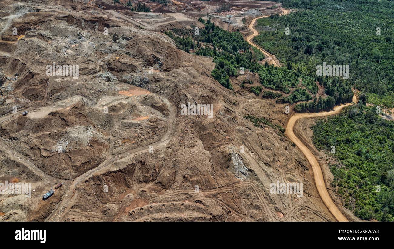 Nickel mining in Sulawesi, Indonesia, Asia Stock Photo - Alamy