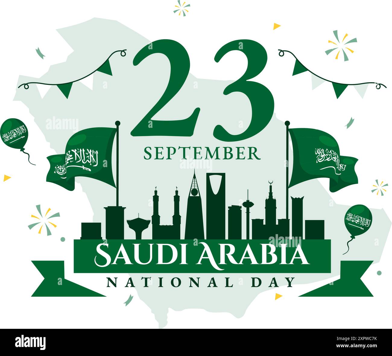National Day of Saudi Arabia on 23rd September with Kingdom of Saudi ...