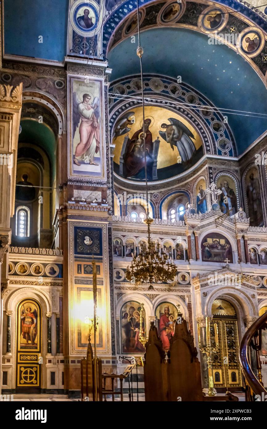 Interior of the Metropolitan Cathedral of the Annunciation, popularly ...