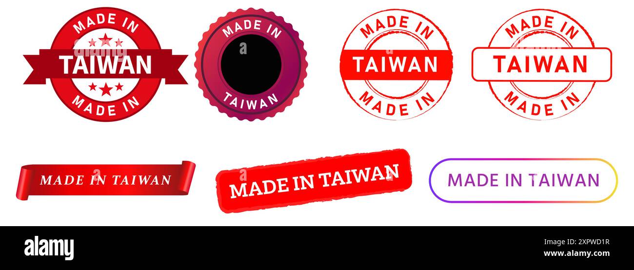 Label made in taiwan hi-res stock photography and images - Alamy