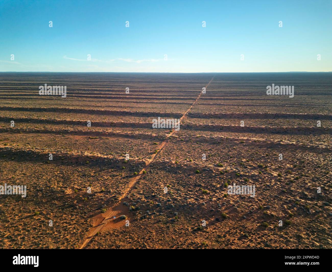The French Line, and parallel dunes, Simpson Desert, outback South ...