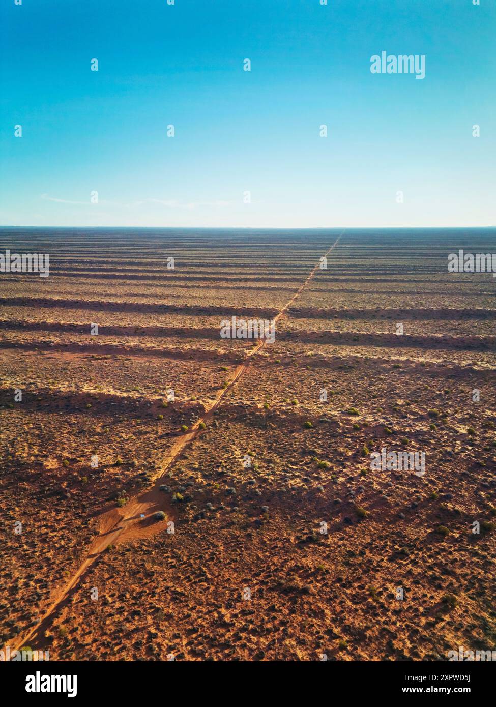 The French Line, and parallel dunes, Simpson Desert, outback South ...