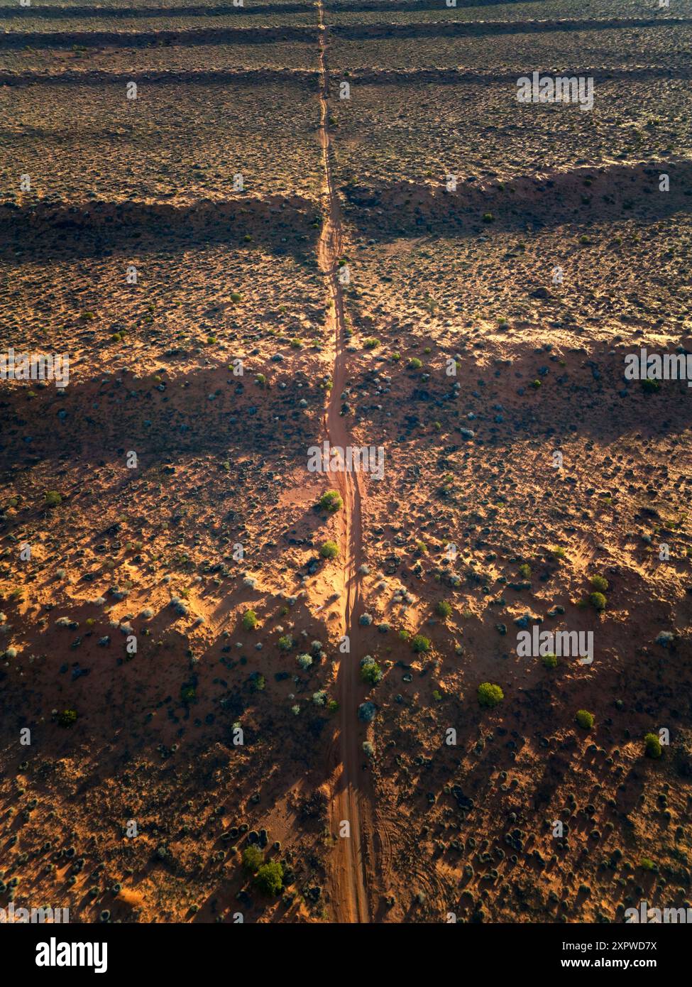 The French Line, and parallel dunes, Simpson Desert, outback South ...