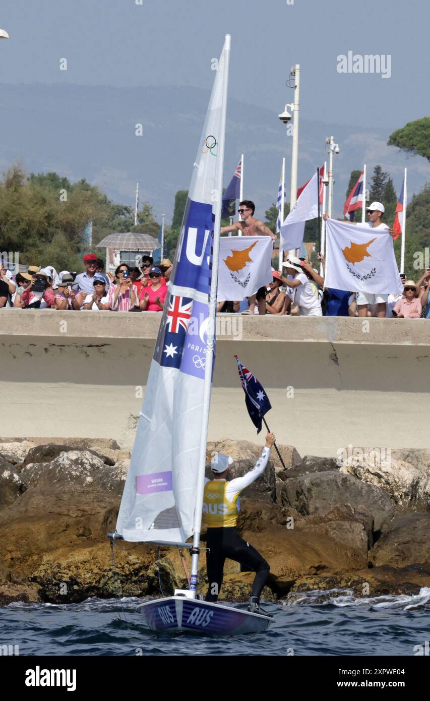Marseille, France. 07th Aug, 2024. Australia's Matt Wearn competes in ...