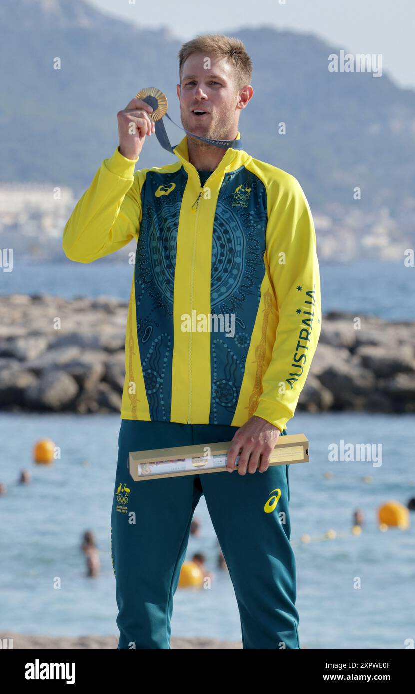 Marseille, France. 07th Aug, 2024. Gold medallist Australia's Matt ...