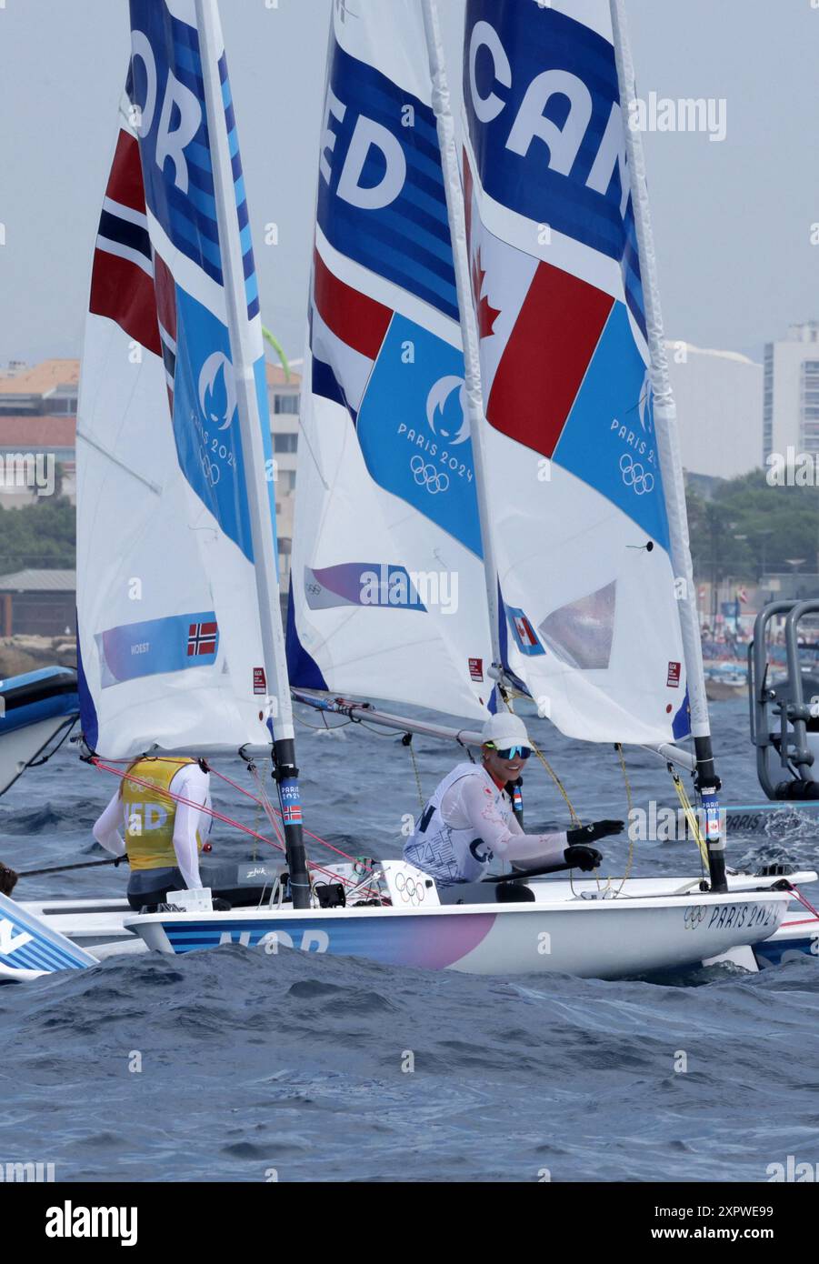 Marseille, France. 07th Aug, 2024. Paris 2024 Olympic Game, Dinghy ...