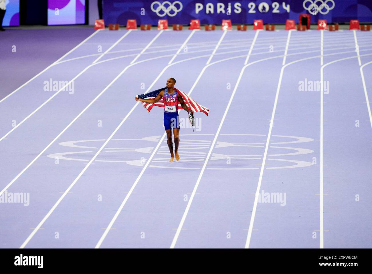 Saint Denis, France. 07th Aug, 2024. Gold Medalist Quincy HALL competes ...