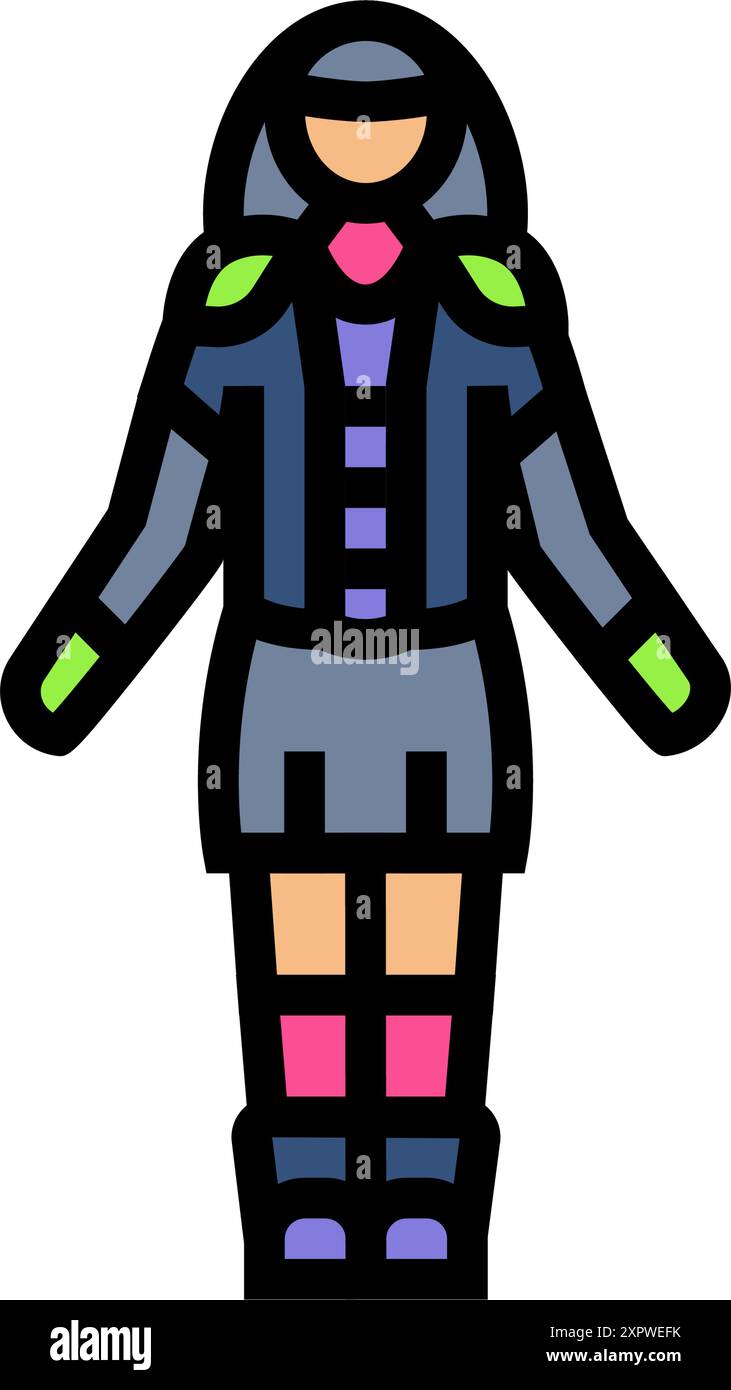 Cybergoth Stock Vector Images - Alamy