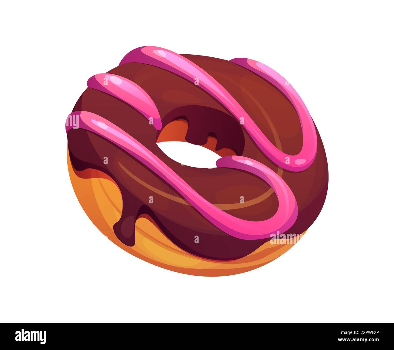 Luscious chocolate frosting Stock Vector Images - Alamy