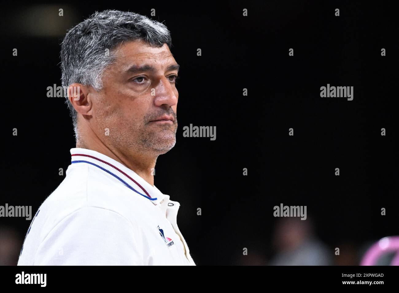 GIANI Andrea ( coach France ), Volleyball, Men's Semifinals between ...