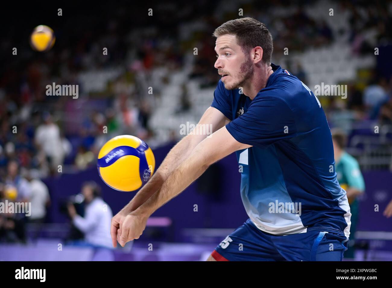 JOUFFROY Quentin ( 25 - France ), Volleyball, Men's Semifinals between ...