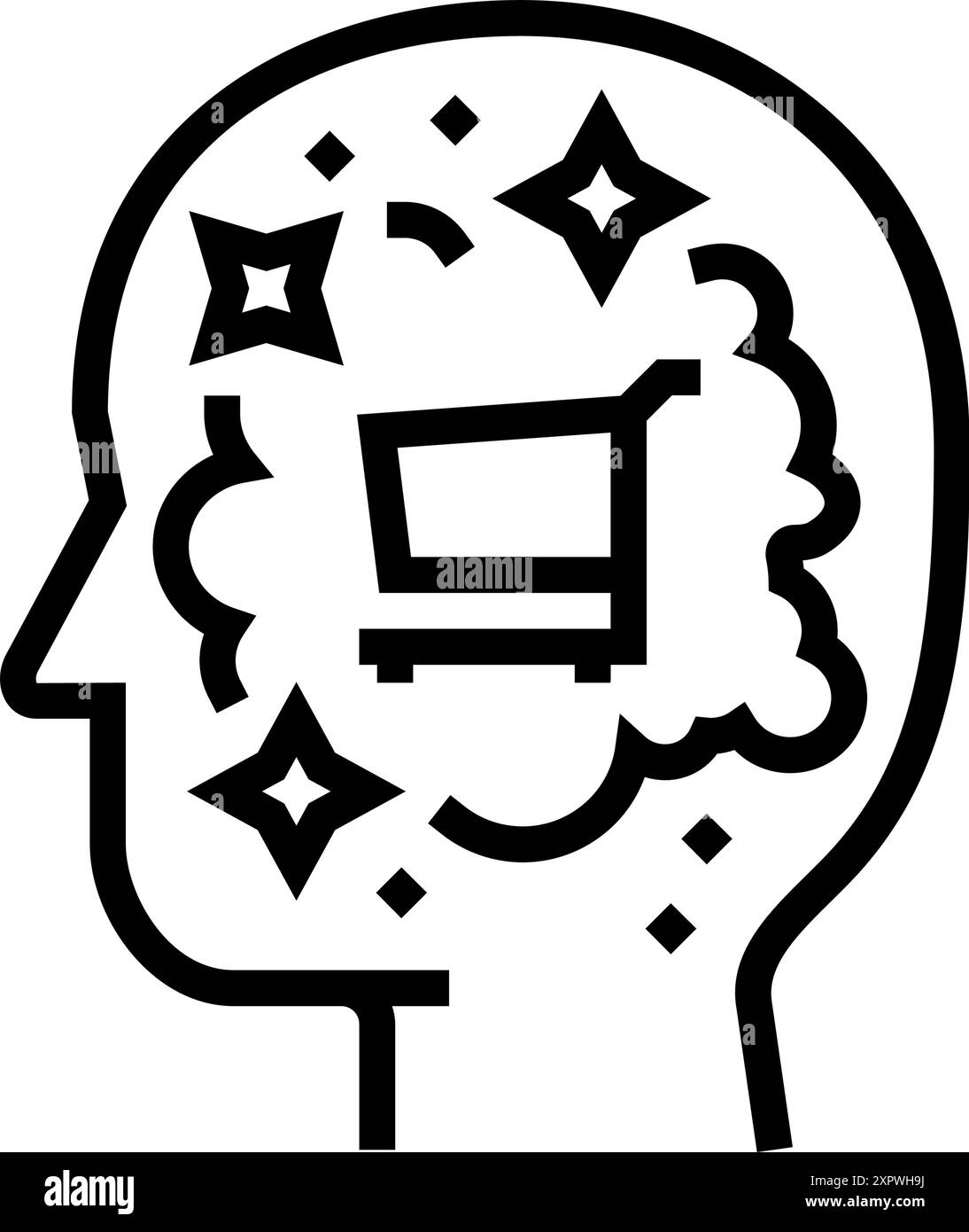 consumer needs consumer behavior line icon vector illustration Stock ...