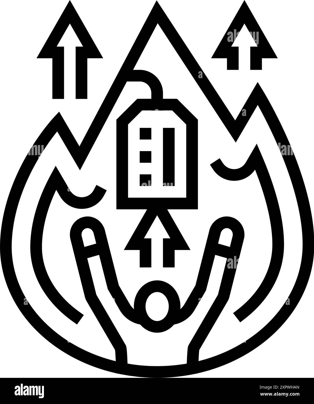 motivation consumer behavior line icon vector illustration Stock Vector ...