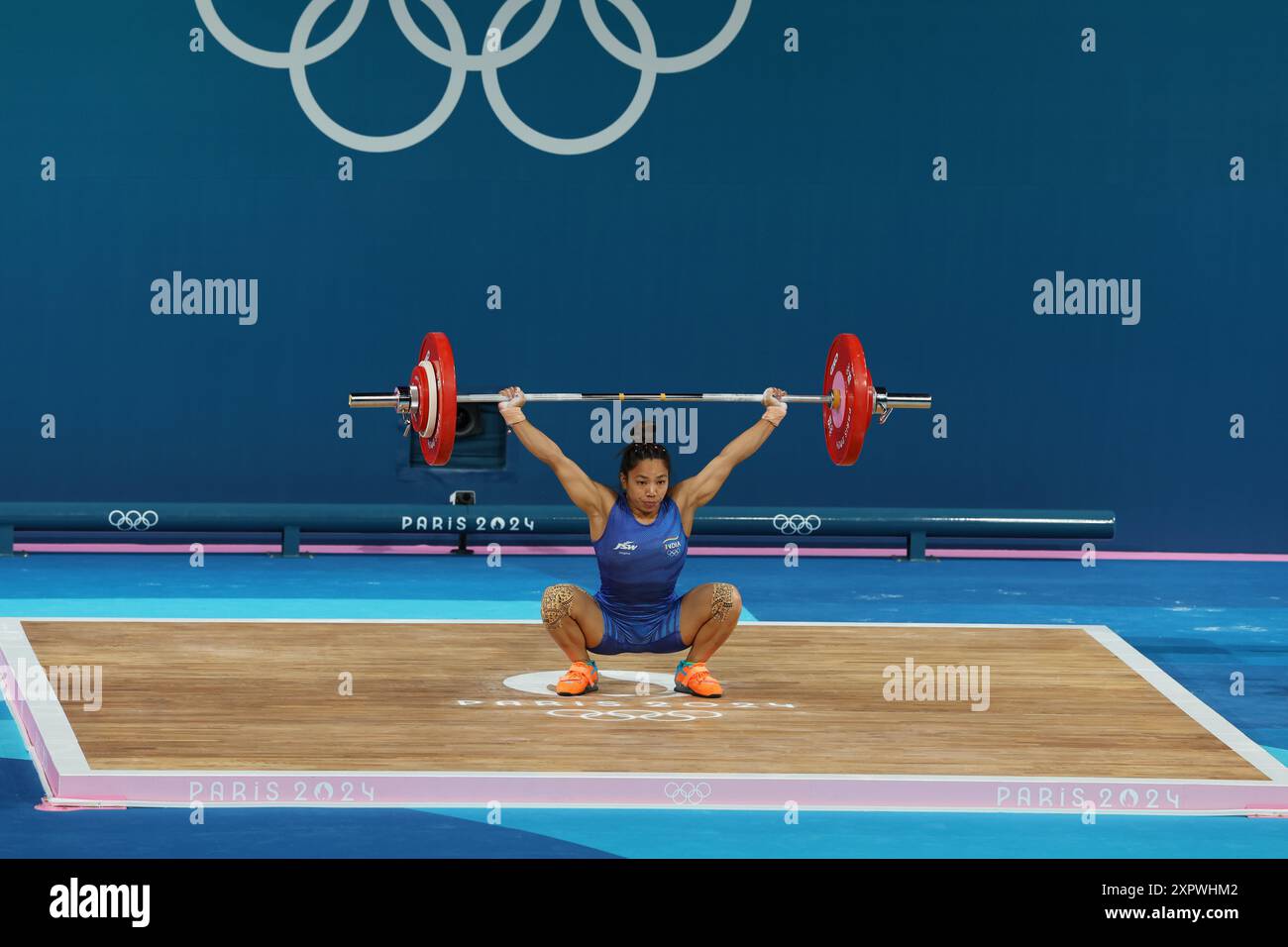 Porte Maillot, France. 07th Aug, 2024. Paris Olympics 2024: Weight ...