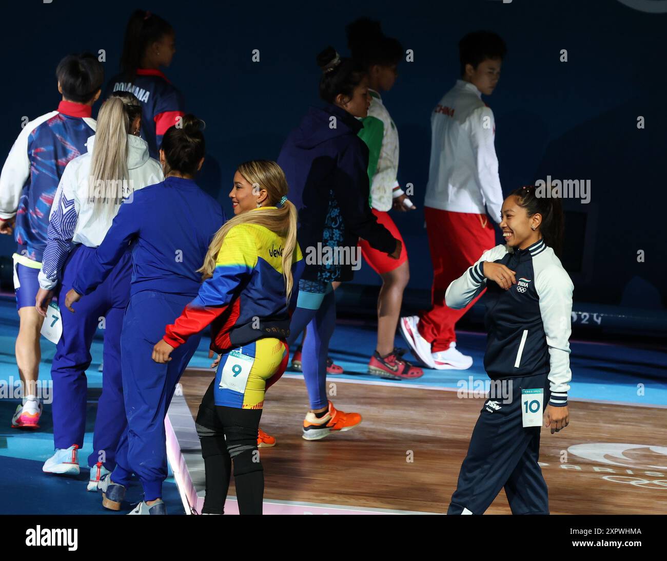 Porte Maillot, France. 07th Aug, 2024. Paris Olympics 2024: Weight ...