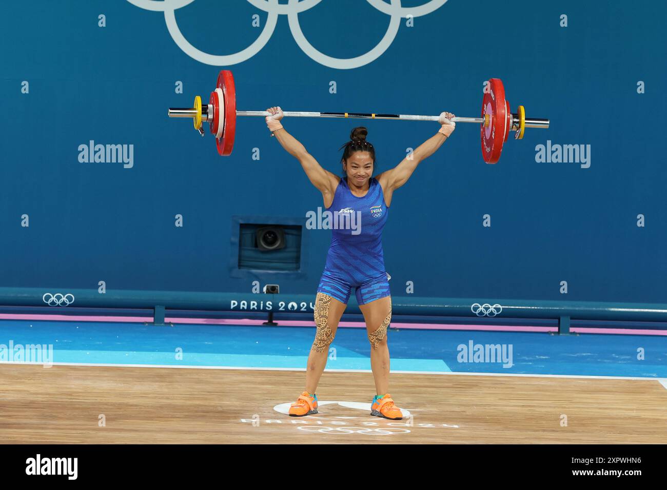 Porte Maillot, France. 07th Aug, 2024. Paris Olympics 2024: Weight ...