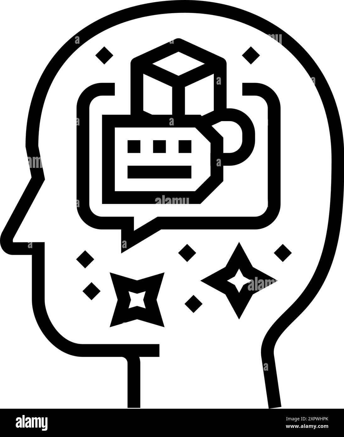 personality consumer behavior line icon vector illustration Stock ...