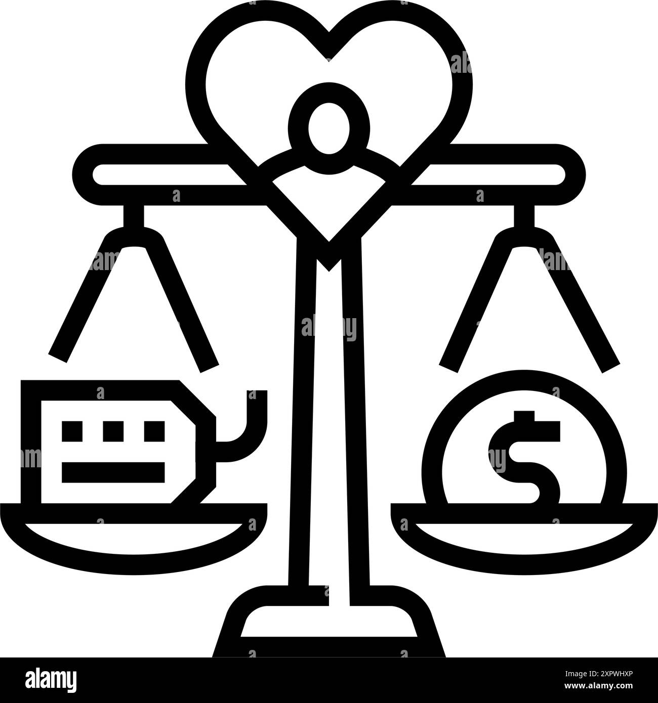 perception value consumer behavior line icon vector illustration Stock ...