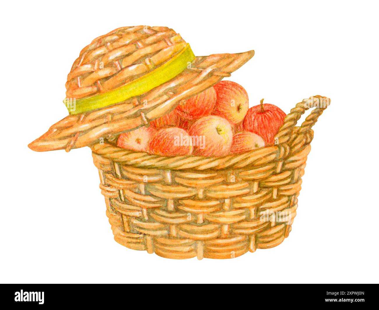 Basket Of Apples Clip Art