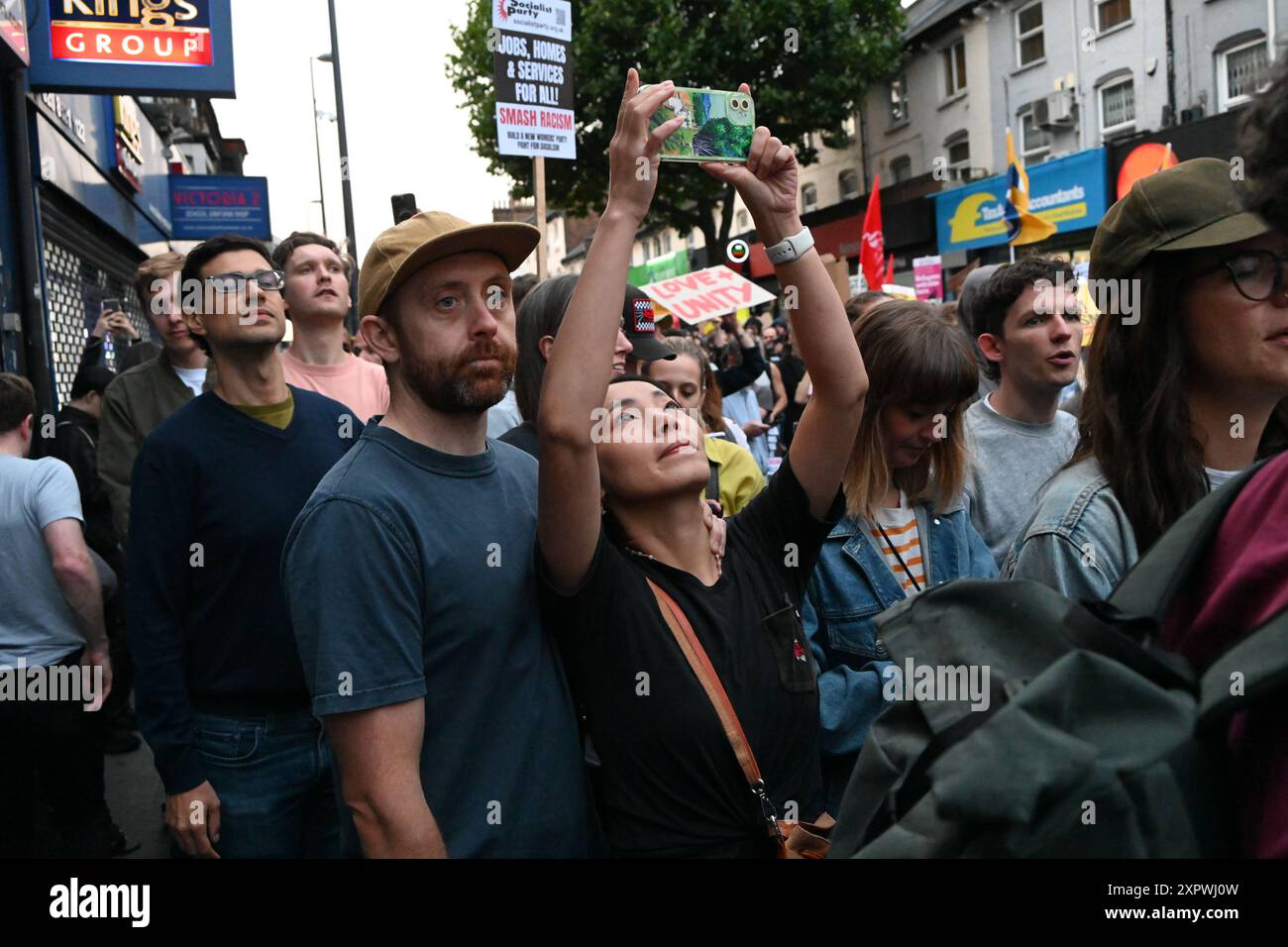 Anti racism protest 2024 august hi-res stock photography and images - Alamy