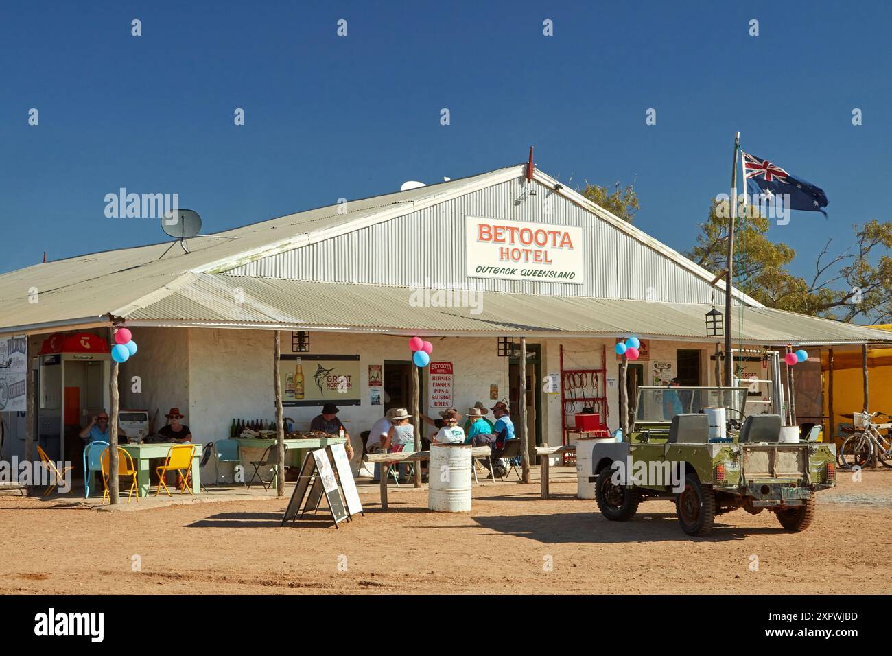 Betootah Hotel (built 1880s), Betoota, outback Queensland, Australia ...