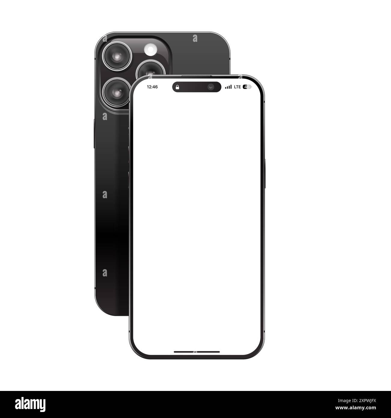 Front side and backside Stock Vector Images - Alamy