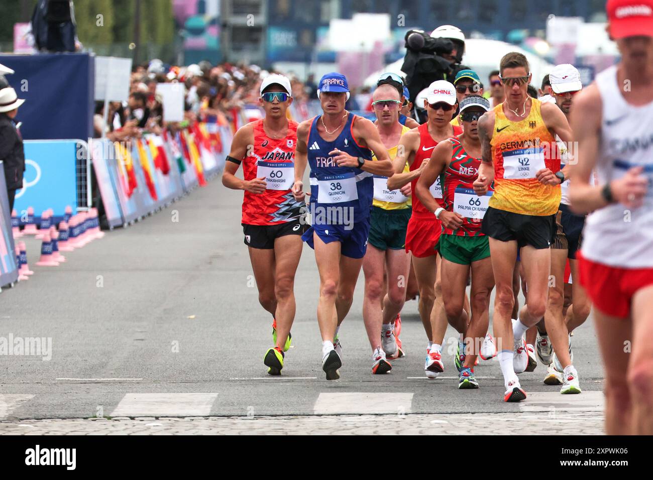 Paris, France. 7th Aug, 2024. Kazuki Takahashi (JPN) Race Walk : Mixed ...