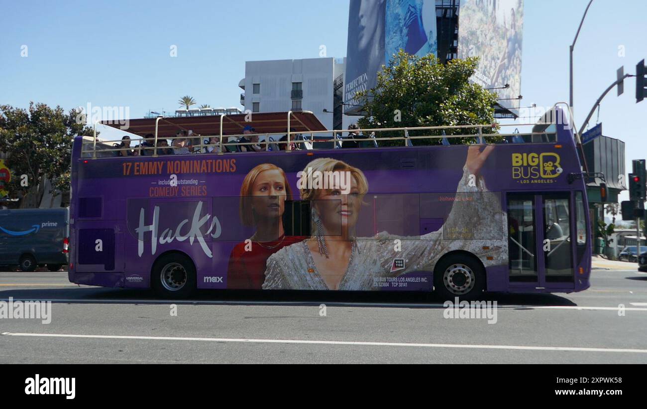 Los Angeles, California, USA 7th August 2024 HBO Hacks Bus with Jean ...