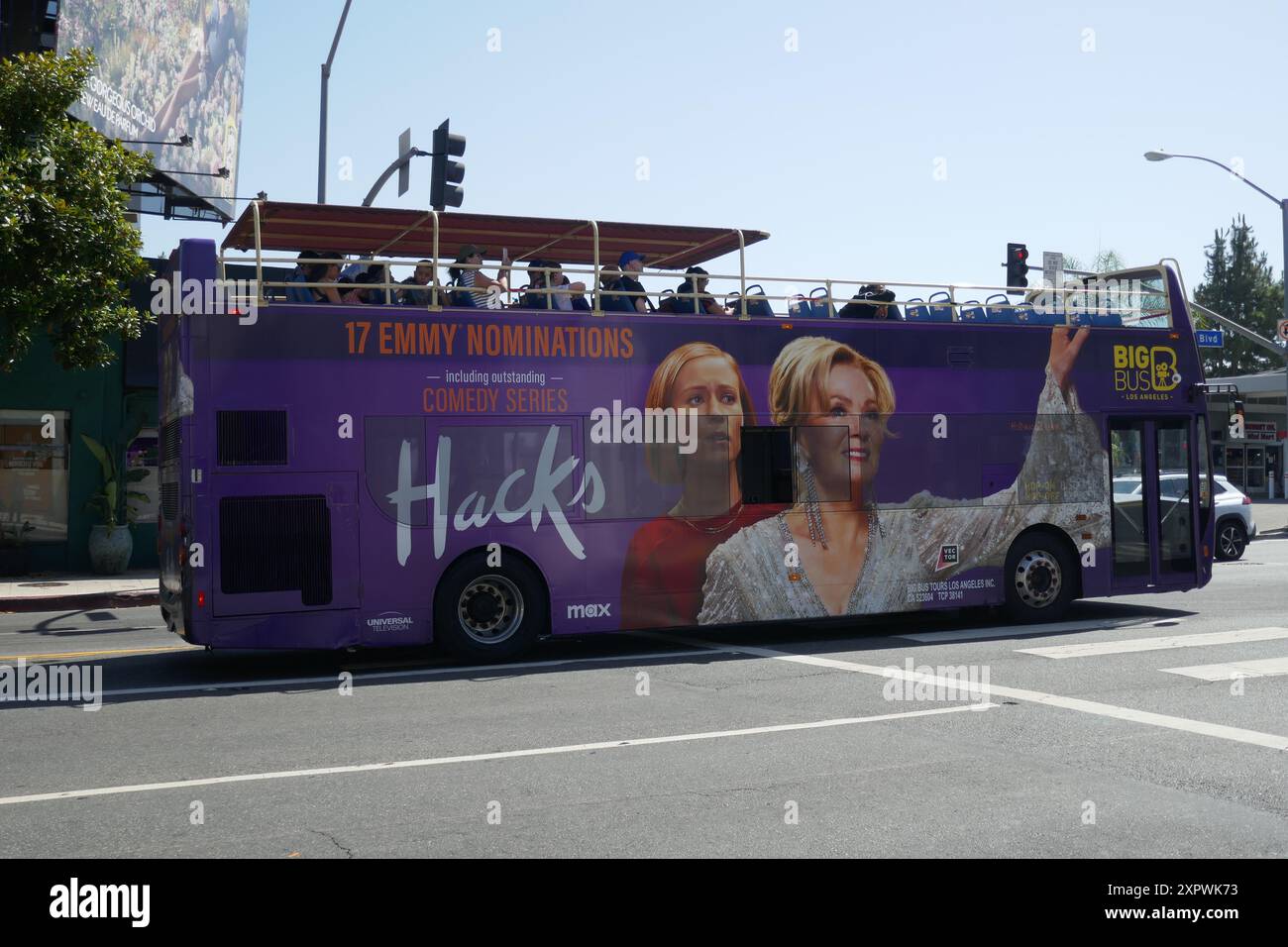 Los Angeles, California, USA 7th August 2024 HBO Hacks Bus with Jean ...