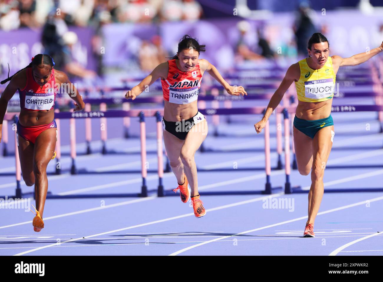 (L-R) CHATFIELD Emelia (HAI), Yumi Tanaka (JPN), MUCCI Celeste (AUS ...