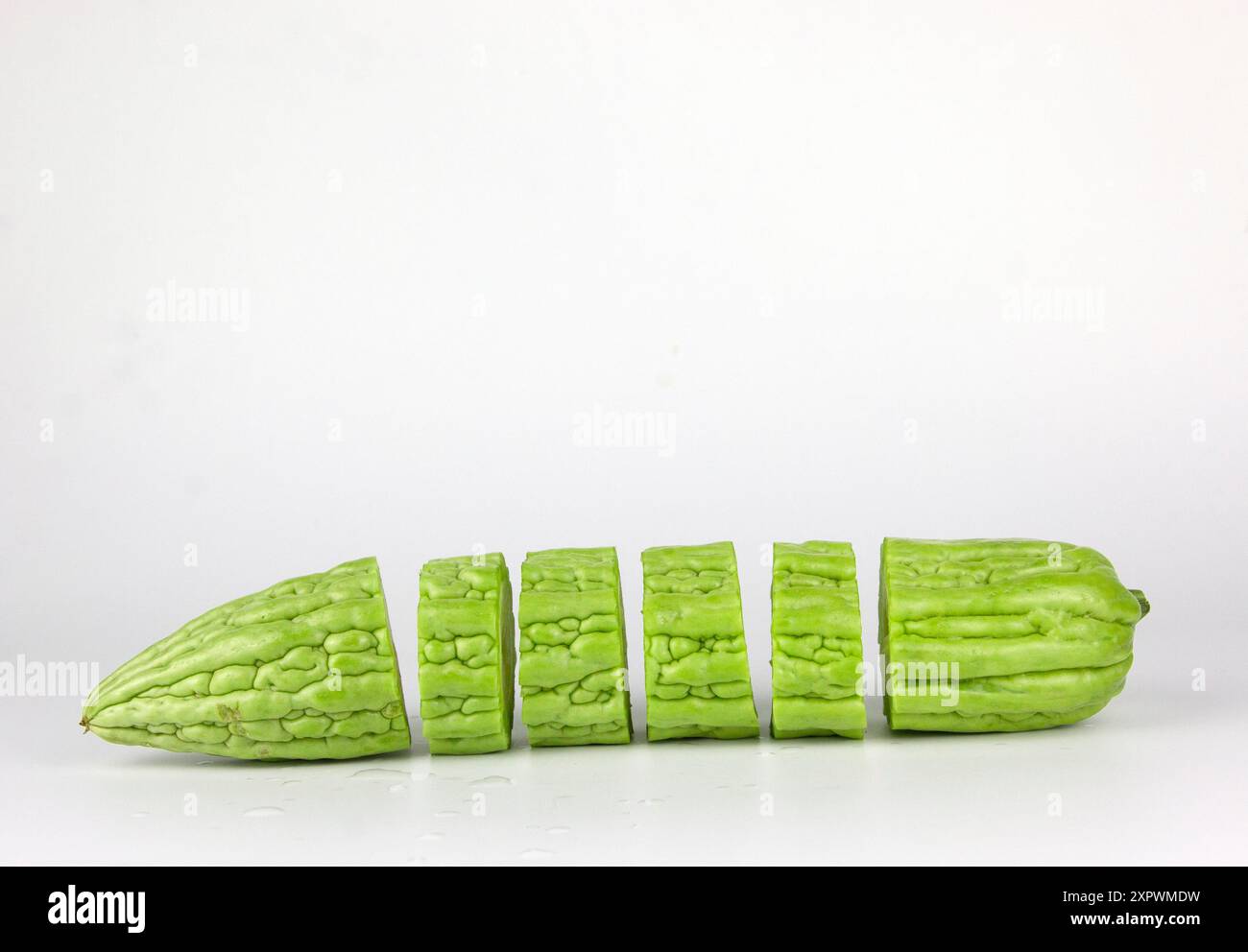 Fresh gourd isolated on white background Stock Photo - Alamy