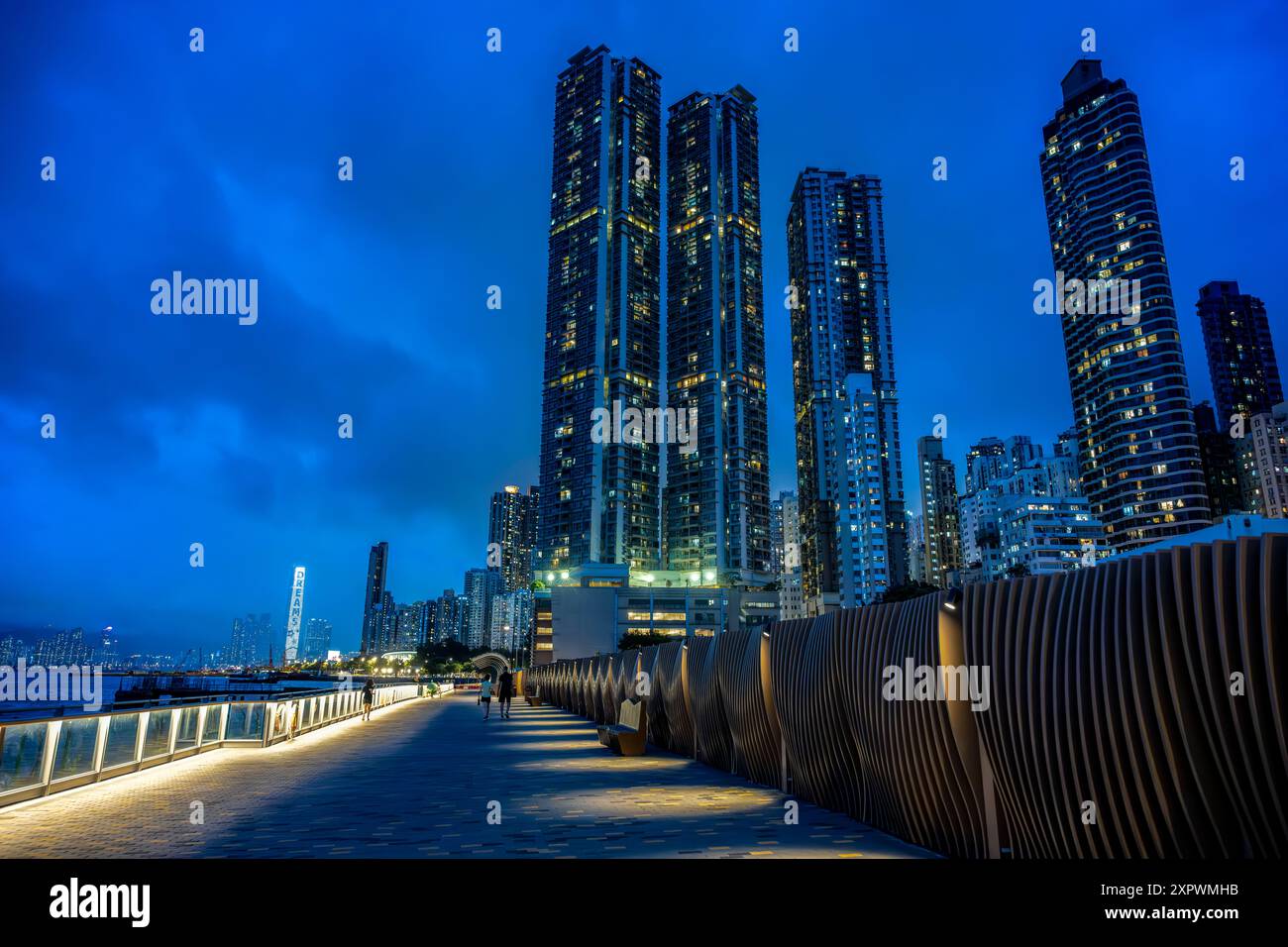 Residential high-rise properties along the new Central and Western ...