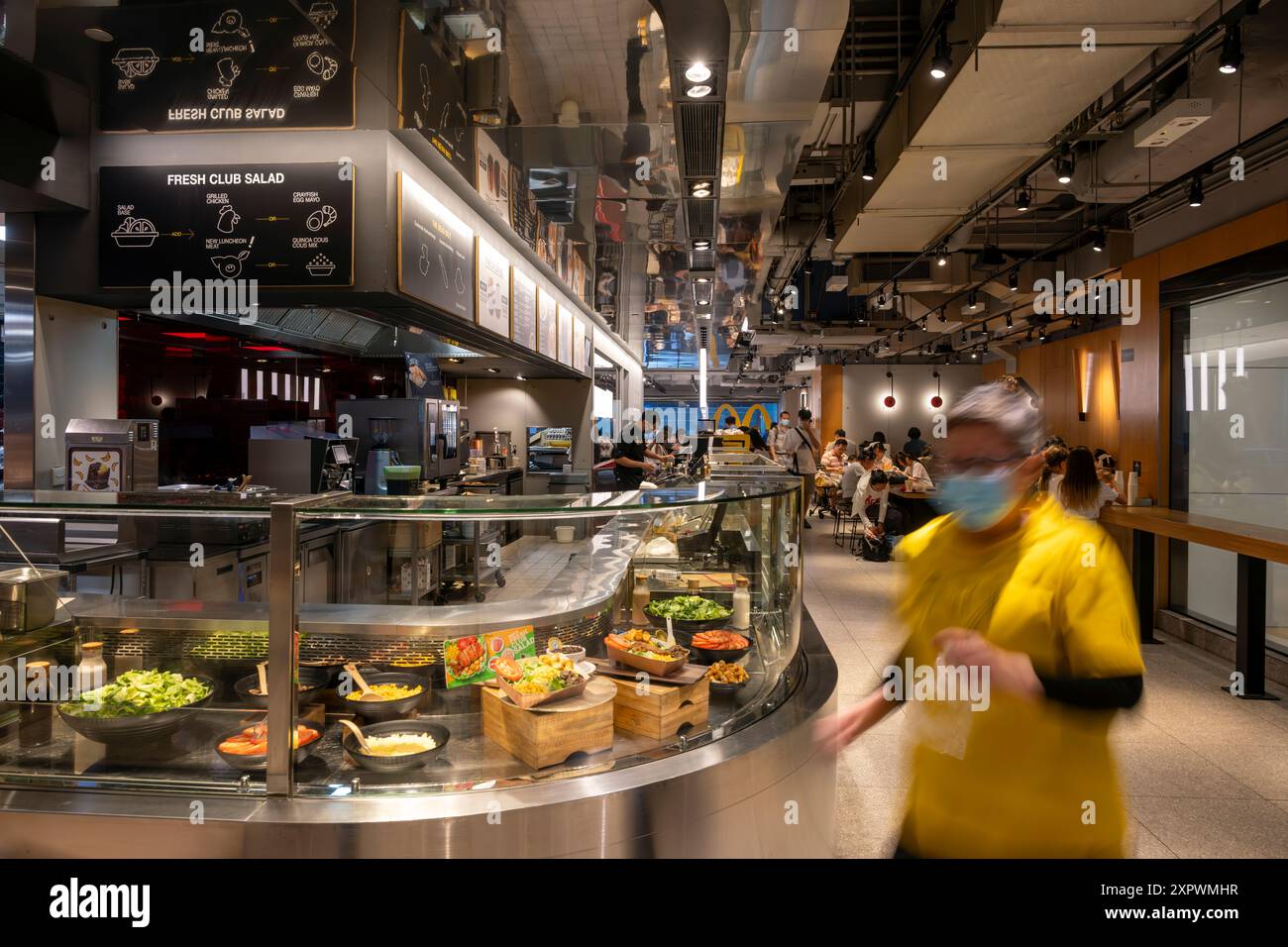 The world's first McDonald's Next opens in Hong Kong, China Stock Photo ...