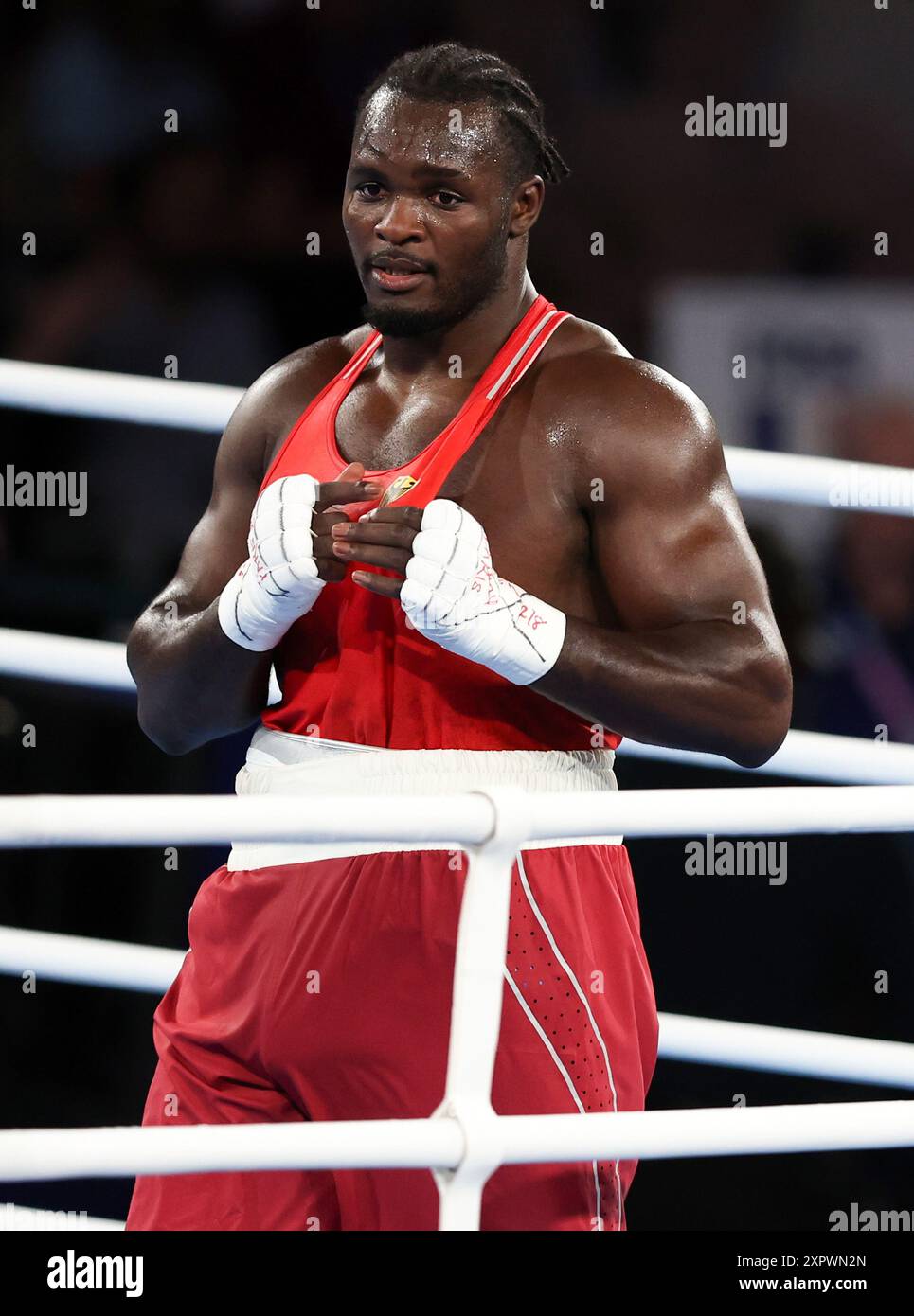 PARIS, FRANCE - AUGUST 07: Nelvie Raman Tiafack of Team Germany after ...