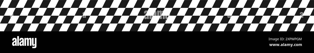 Race checker flag seamless pattern. Black and white rally texture ...