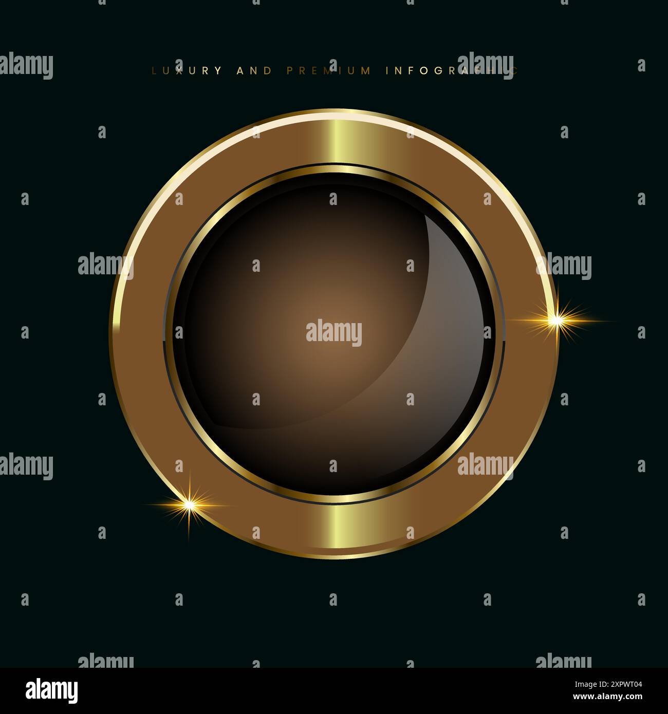Luxury and premium golden badges and label, dark premium buttons ...