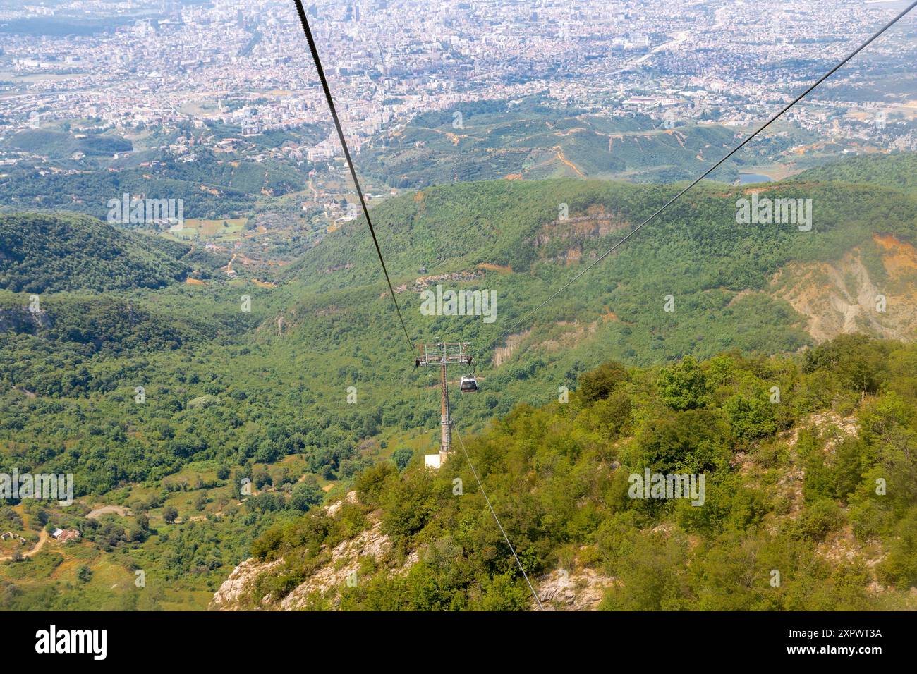 Mount Dajti, overlooking the city of Tirana, is one of the most ...