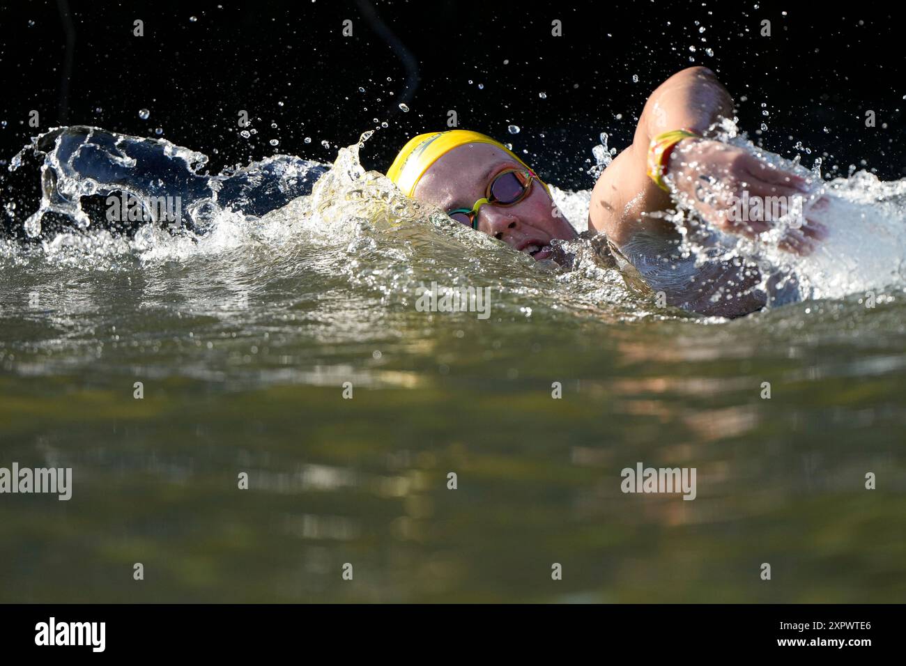Australia's Moesha Johnson competes during the marathon swimming women ...