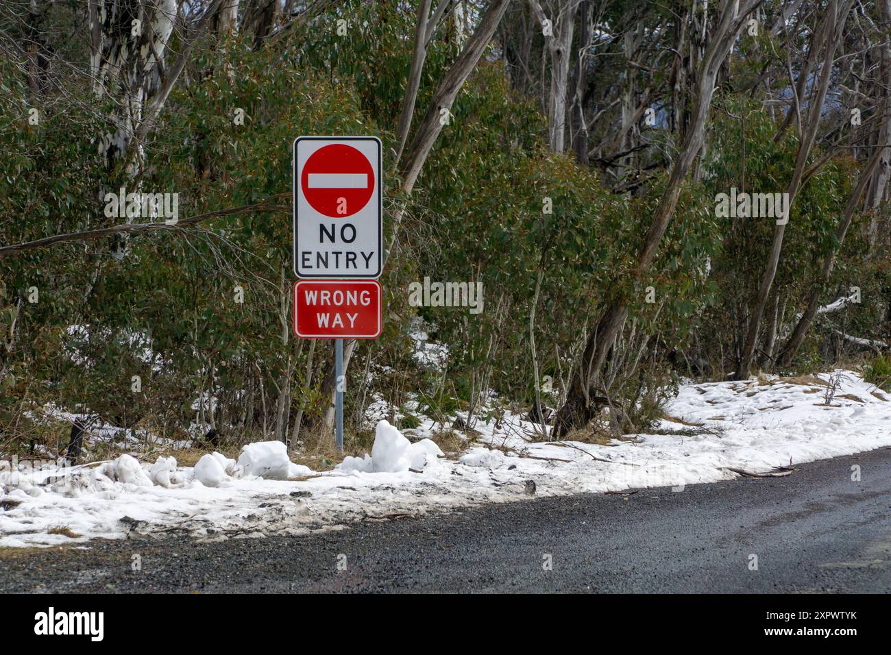 Sign no entry australia hi-res stock photography and images - Alamy