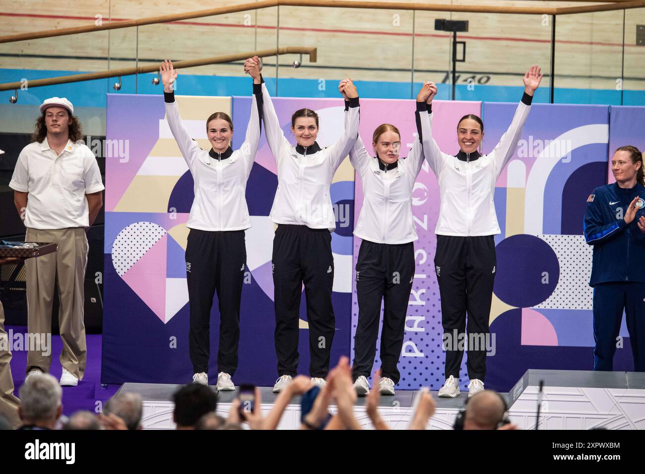 Ally Wollaston, Bryony Botha, Emily Shearman and Nicole Shields of New ...