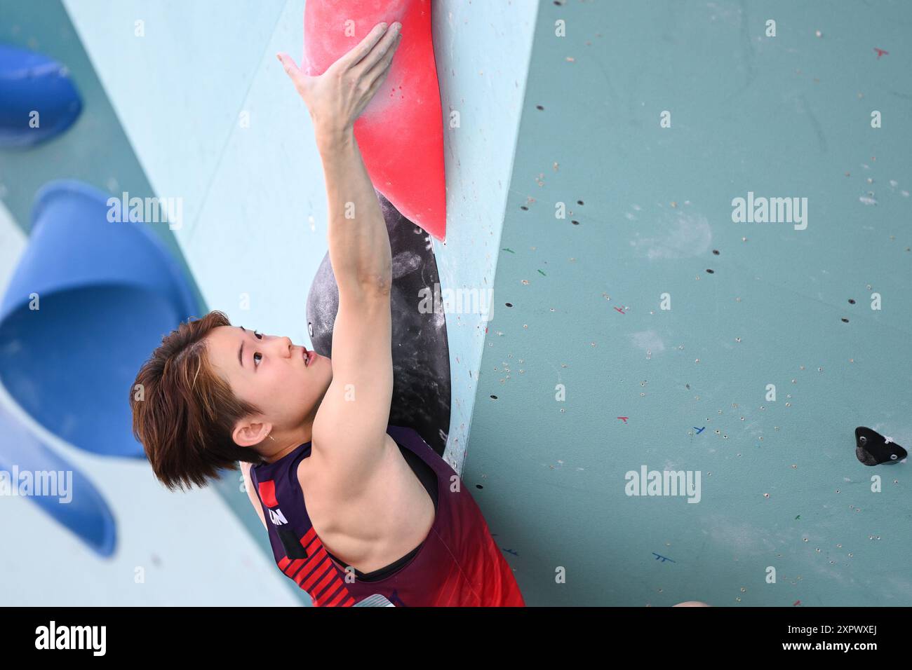 LUO Zhilu (CHN), AUGUST 6, 2024 - Sport Climbing : Women's Boulder ...