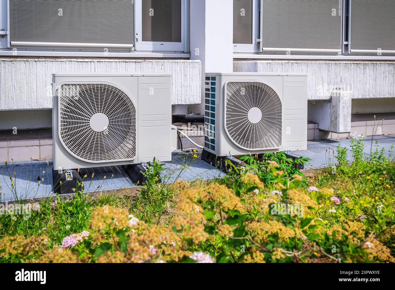 Dual Inverter, combination of heating and cooling pump, installed on ...