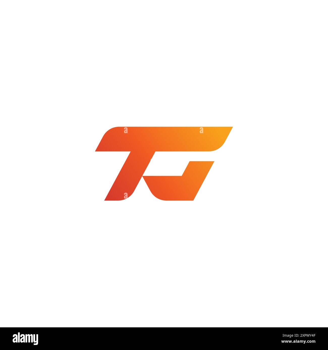 TG Logo Design Vector With Orange Color Stock Vector Image & Art - Alamy