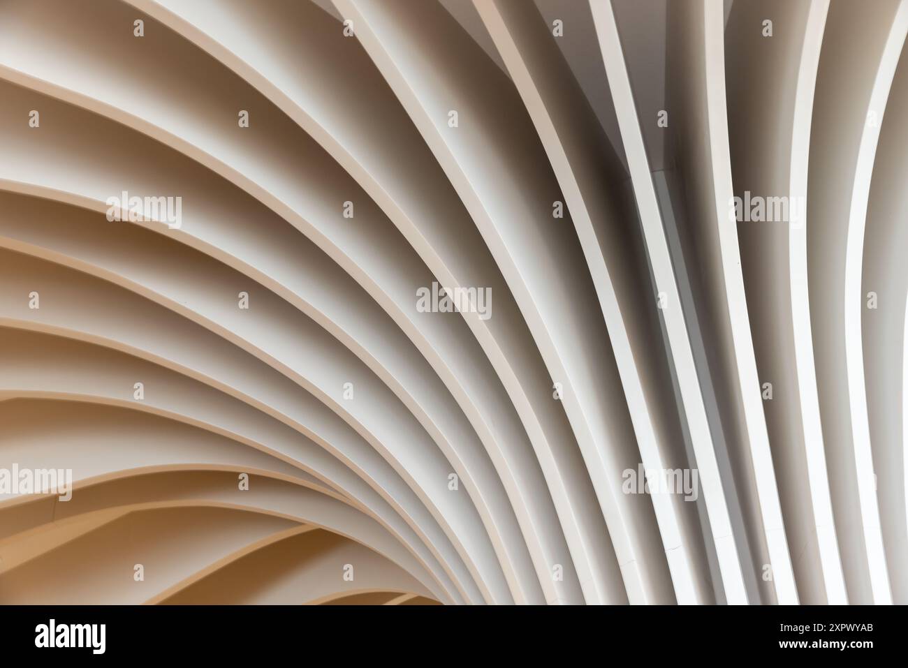 Abstract geometric architecture background photo, parametric decoration ...