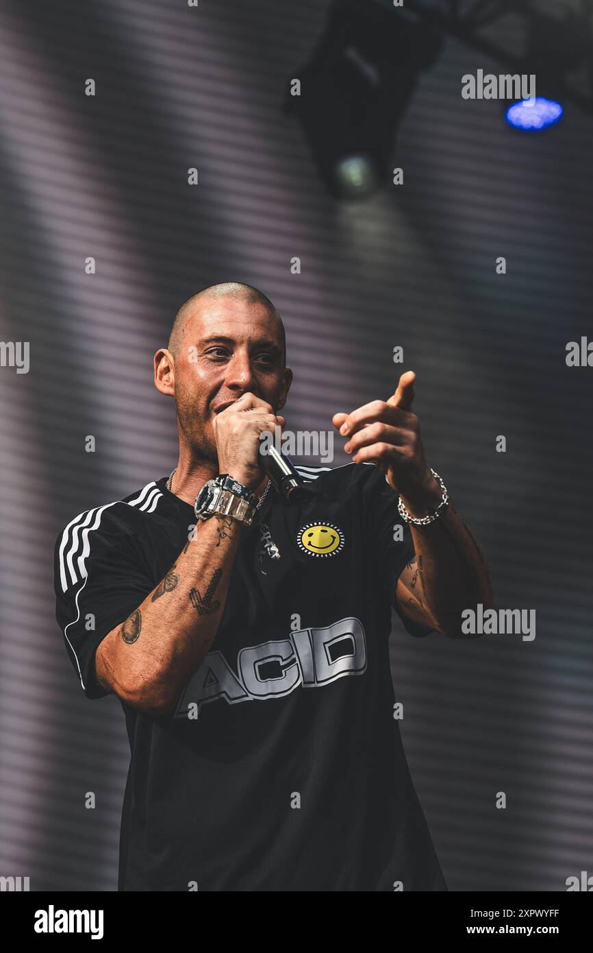 Skanderborg, Denmark. 07th Aug, 2024. The English singer, songwriter ...