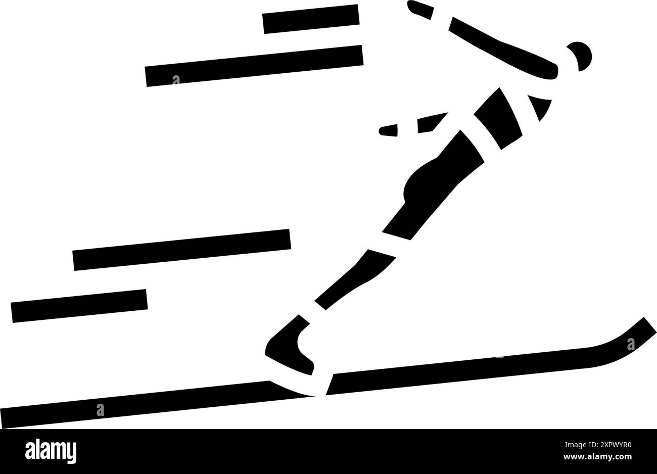 Nordic combined athlete Black and White Stock Photos & Images - Alamy