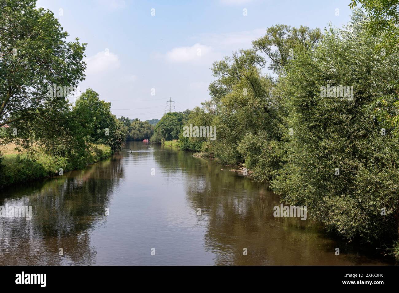 Ratheim Nordrhein Westfalen Germany 2nd August 2024. The River Rur ...